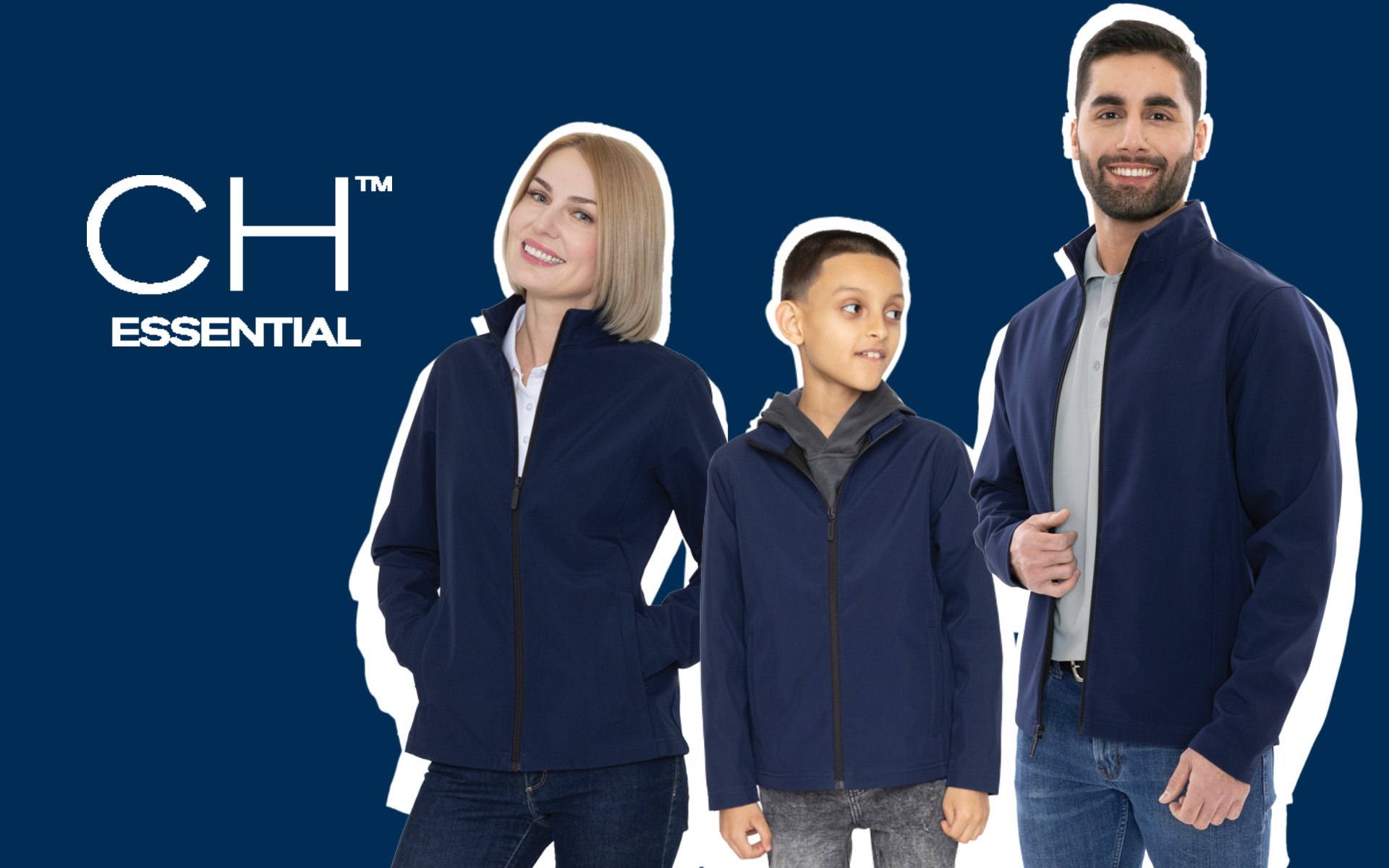 Now Available in True Navy: CH™ Essential Soft Shell Jacket